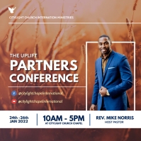 partners conference flyer template | PosterMyWall