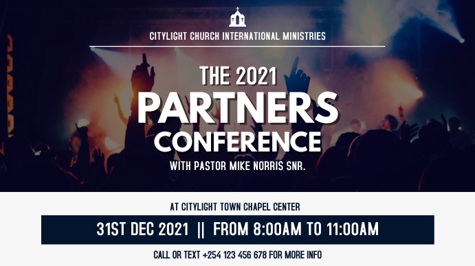 partners conference poster Template | PosterMyWall