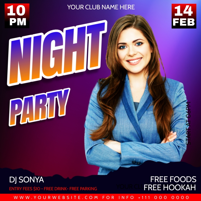 Copy of party,event,party night,music party, | PosterMyWall