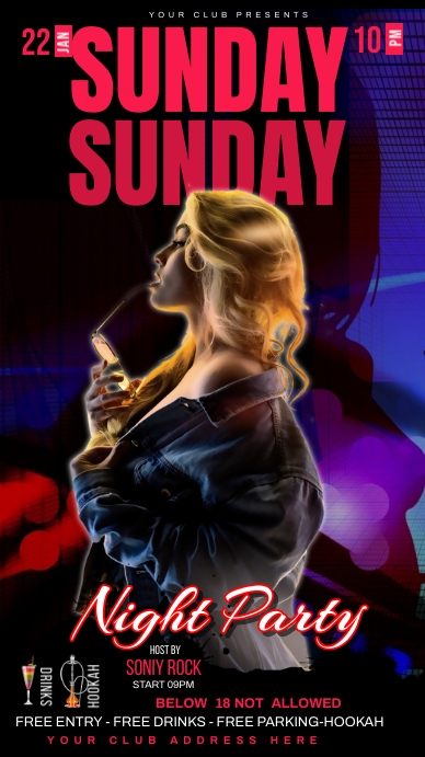 Copy of party,event,party night,music party, | PosterMyWall