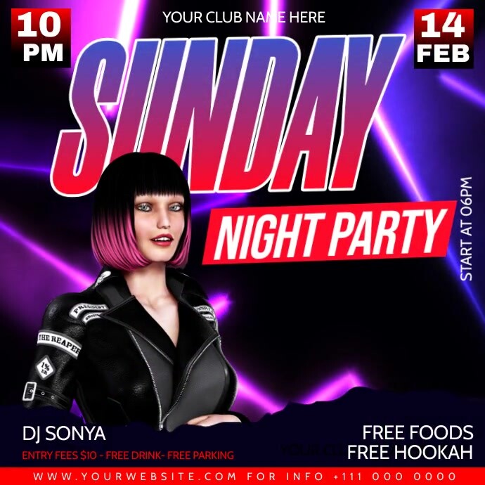 Copy of party,event,party night,music party,dj | PosterMyWall
