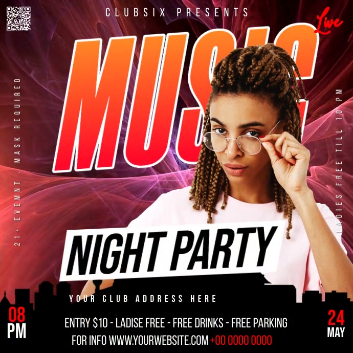 Copy of party,event,party night,music party,dj party | PosterMyWall