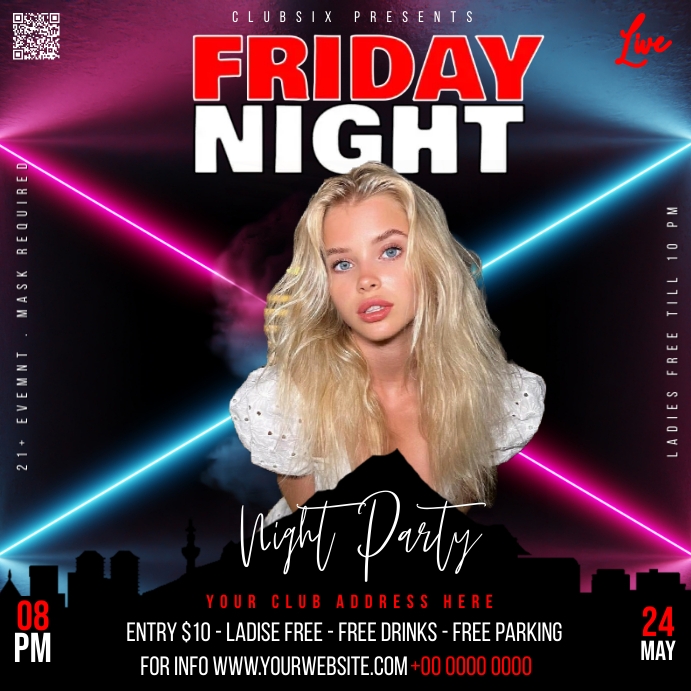 Copy of party,event,party night,music party,dj party | PosterMyWall