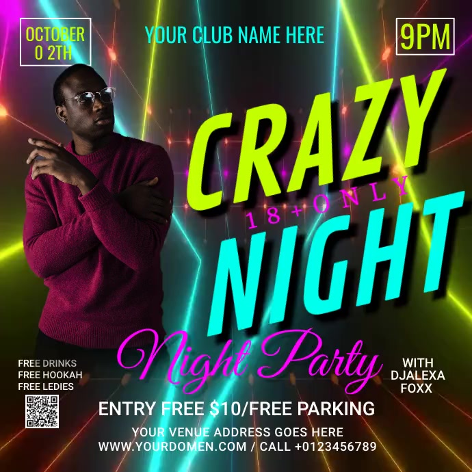 PARTY (4) Template | PosterMyWall