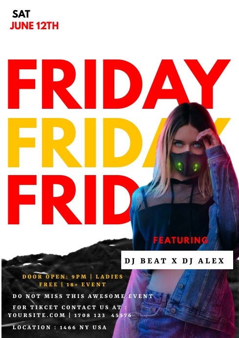 PARTY A2 AD.E Template | PosterMyWall