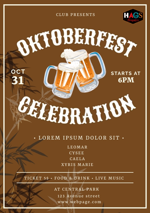 PARTY A2.E Template | PosterMyWall