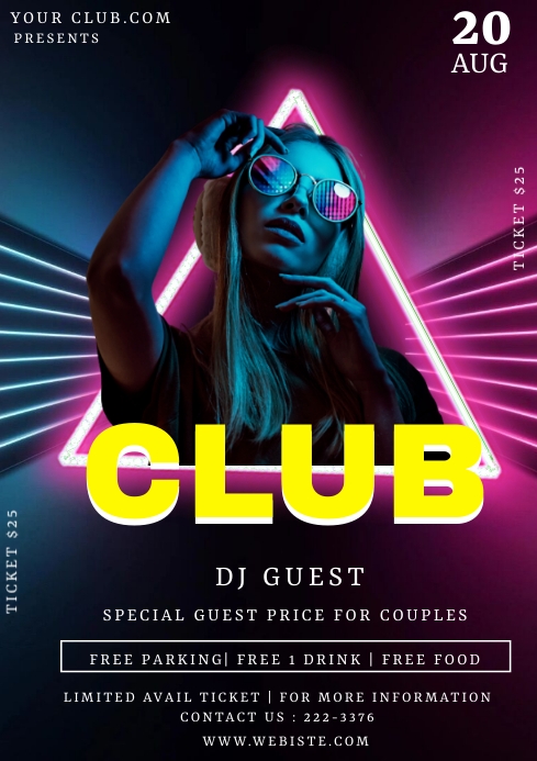 PARTY A4 AD.E Template | PosterMyWall