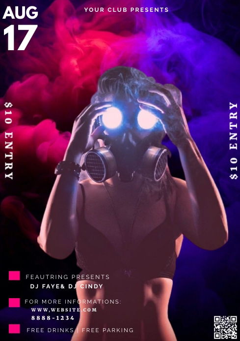 PARTY A4 AD.E Template | PosterMyWall