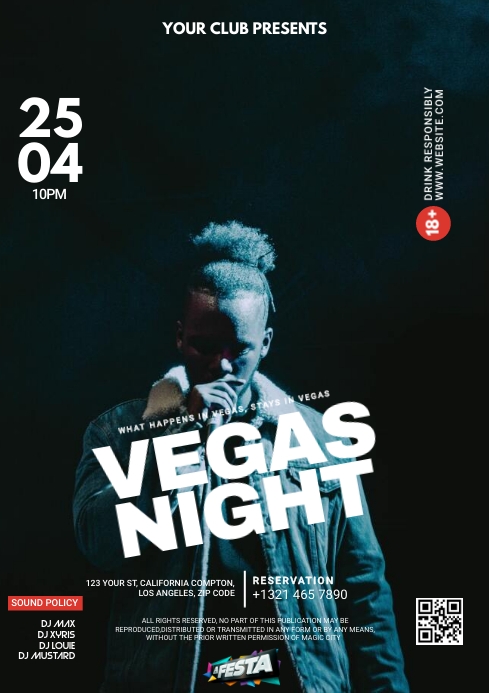 Copy of PARTY A4 AD.R | PosterMyWall