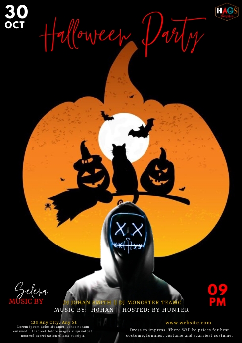 PARTY A4.E Template | PosterMyWall