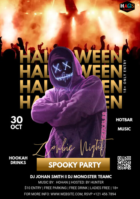 PARTY A4.E Template | PosterMyWall
