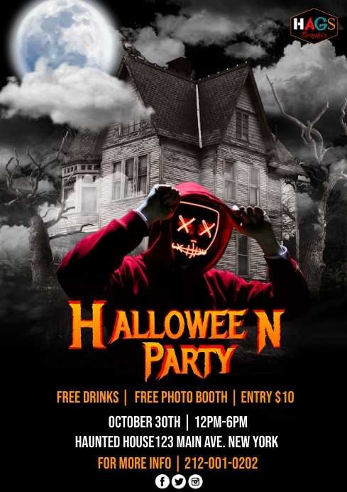 PARTY A4.E Template | PosterMyWall