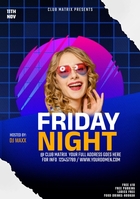 PARTY A4.E Template | PosterMyWall