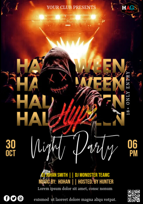 PARTY A4.E Template | PosterMyWall