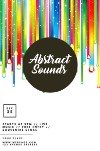 Abstract Sounds Party Template | PosterMyWall