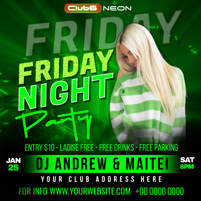 party ad design Template | PosterMyWall