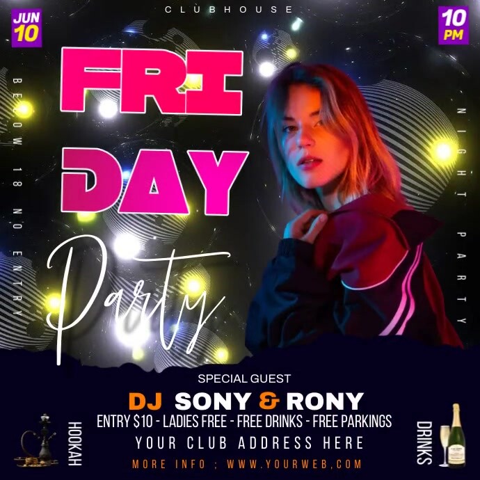 party ad template | PosterMyWall
