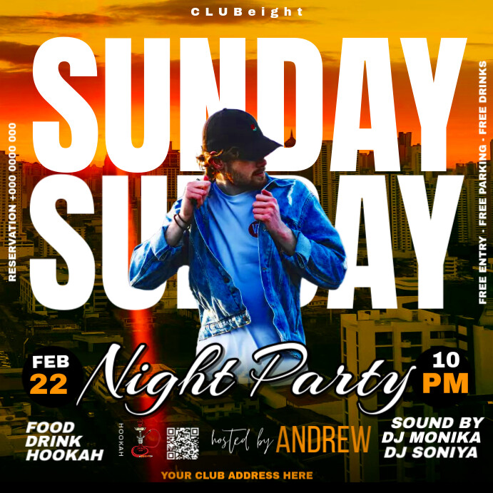 Copy of party ad template | PosterMyWall