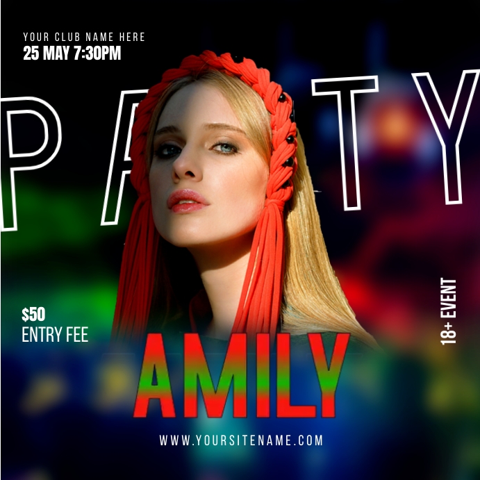 Party Ads Template | PosterMyWall