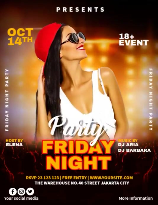 Party Ads Template | PosterMyWall