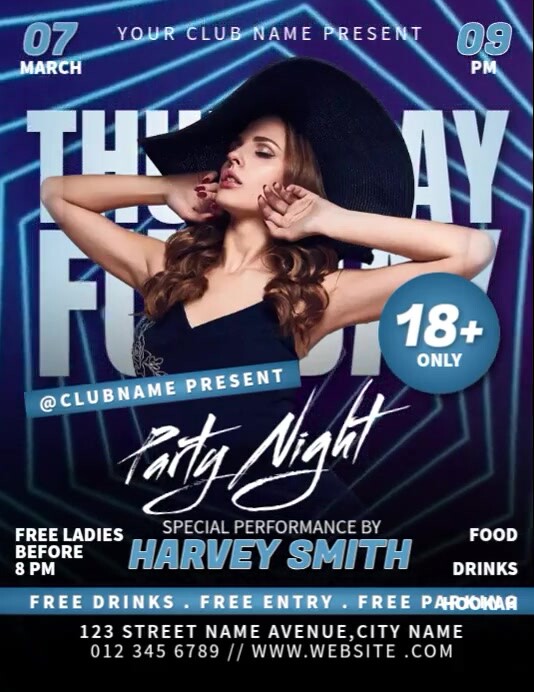 Party Ads Template | PosterMyWall