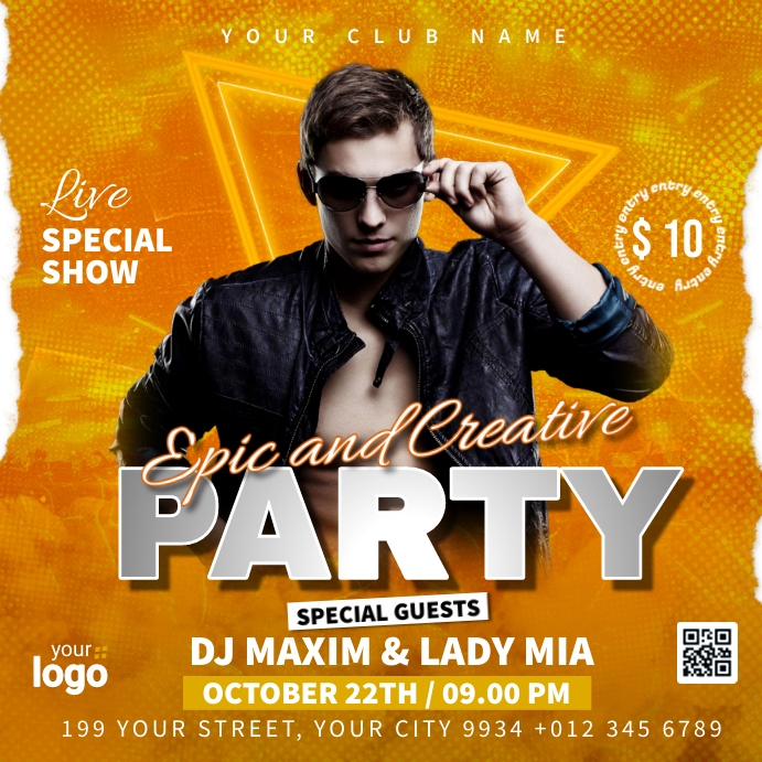 Party Ads Template | PosterMyWall