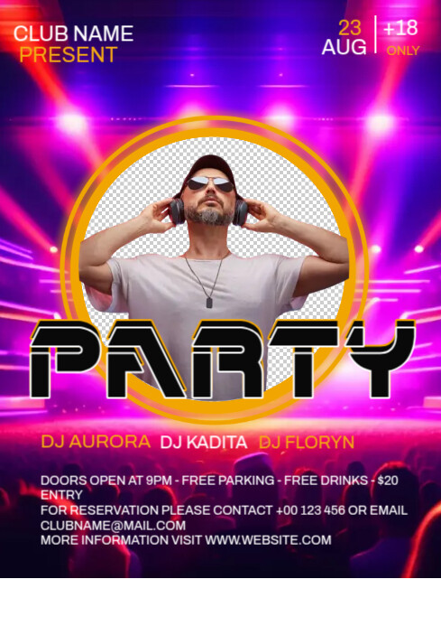 Party Ads Template | PosterMyWall