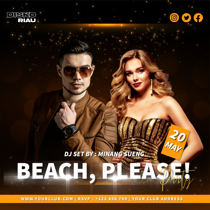 Party Ads Template | PosterMyWall