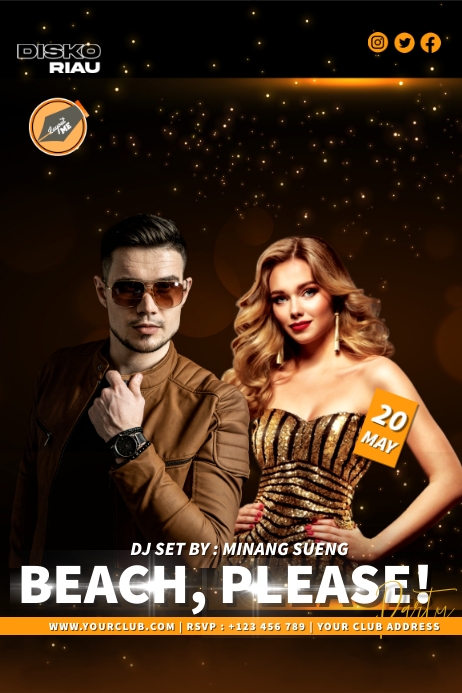 Party Ads Poster Template | PosterMyWall