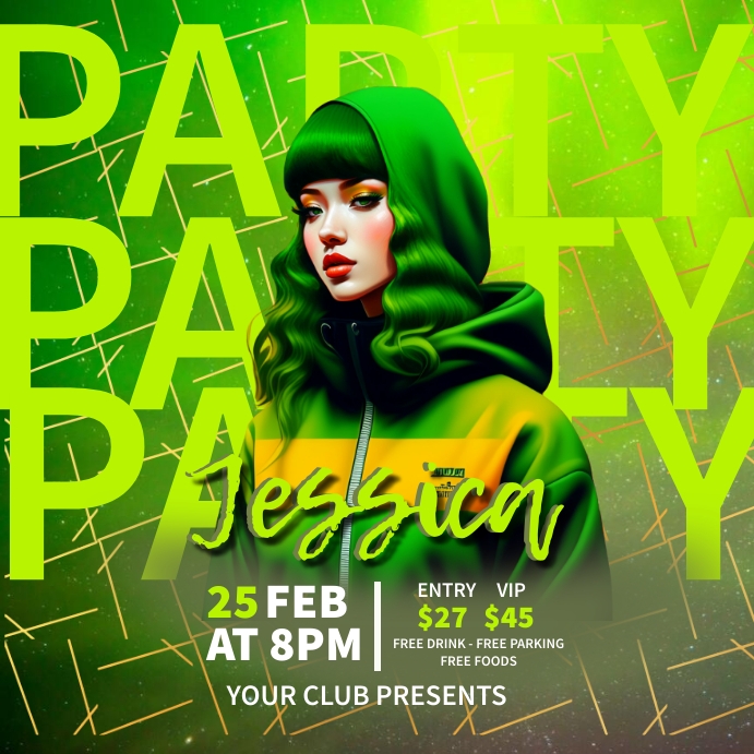 Party Ads Template | PosterMyWall