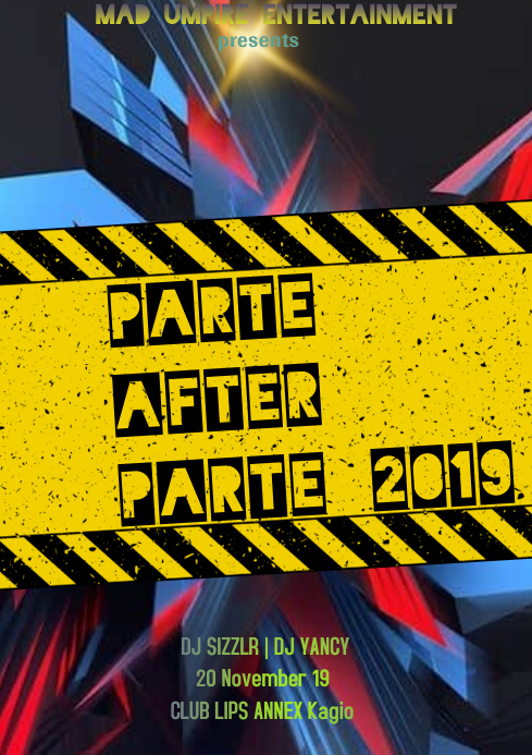 Party after Party Template | PosterMyWall