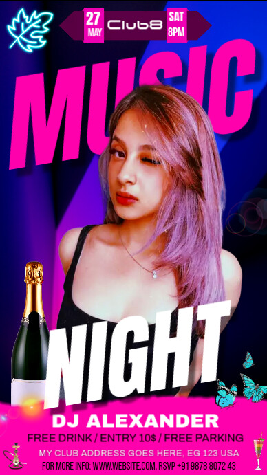 party animated poster, Template | PosterMyWall