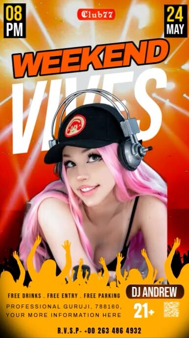 party animated poster, Template | PosterMyWall