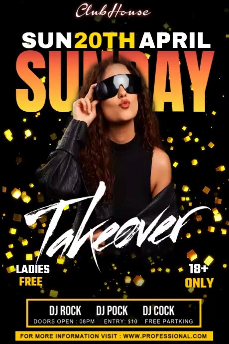 party animated poster, Template | PosterMyWall