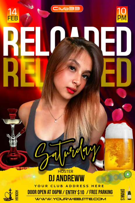 party animated poster Template | PosterMyWall