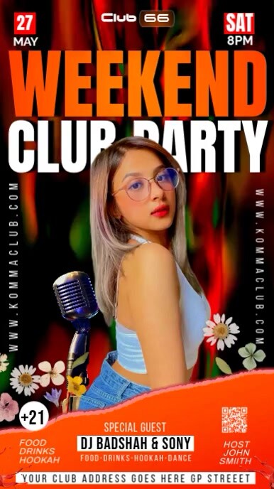 party animated poster Template | PosterMyWall