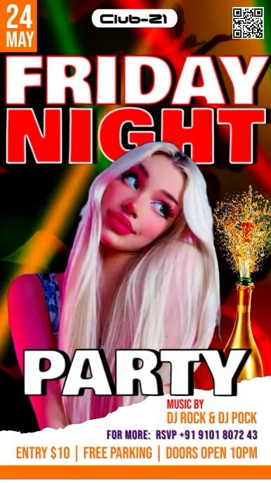 party animated poster Template | PosterMyWall