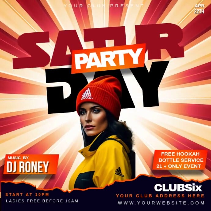 party animated poster Template | PosterMyWall