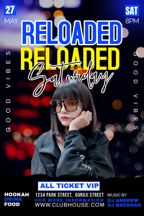 party animated poster Template | PosterMyWall