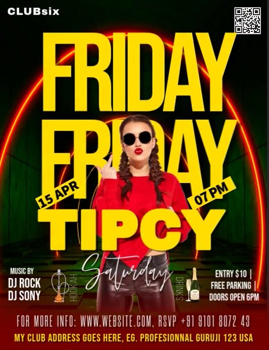 party animated poster Template | PosterMyWall