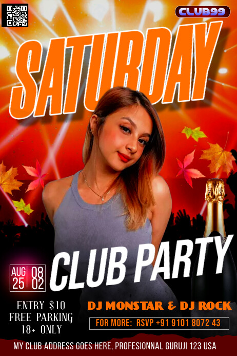 party animated poster Template | PosterMyWall