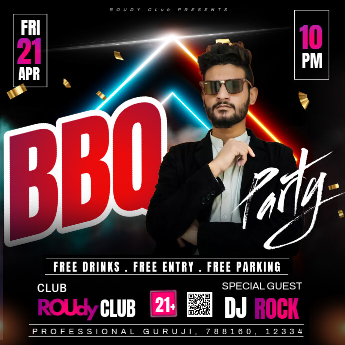 party animated poster Template | PosterMyWall