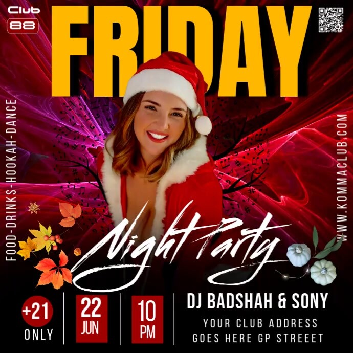 party animated poster Template | PosterMyWall