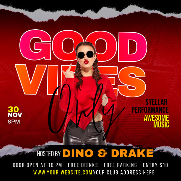 party animated poster Template | PosterMyWall