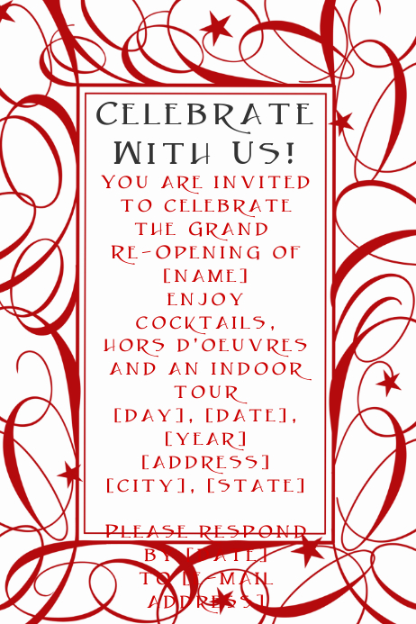 Copy of Party Announcement Invitation Flyer Poster Event | PosterMyWall