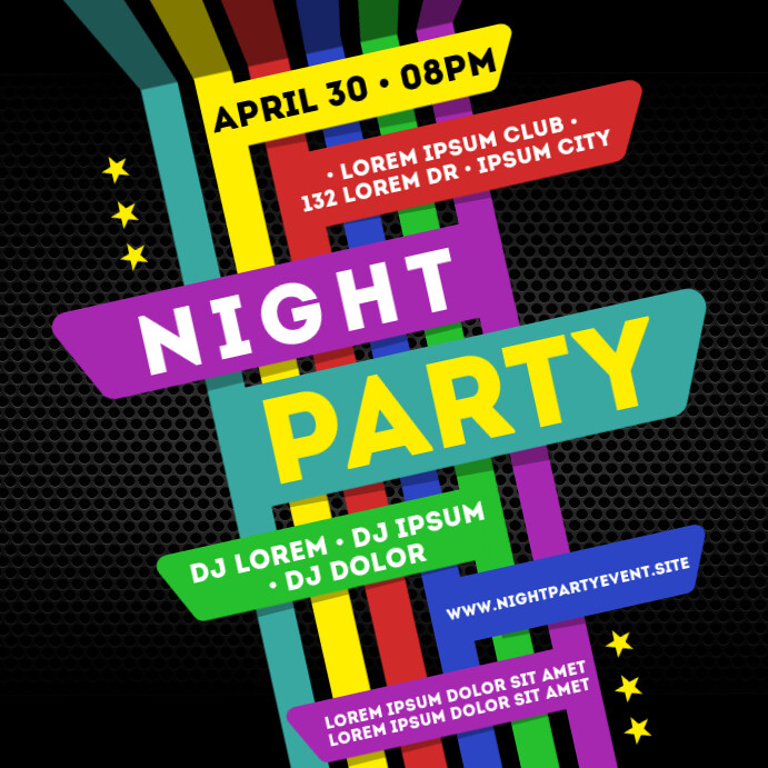 PARTY BANNER Template | PosterMyWall