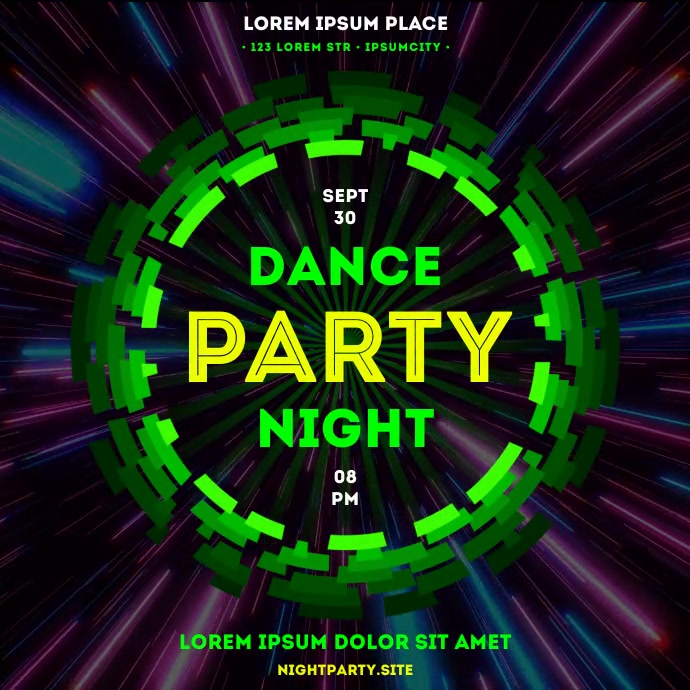 PARTY BANNER Template | PosterMyWall