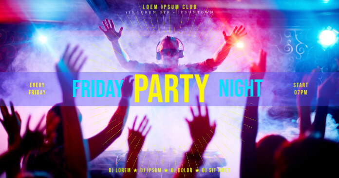 PARTY BANNER Template | PosterMyWall