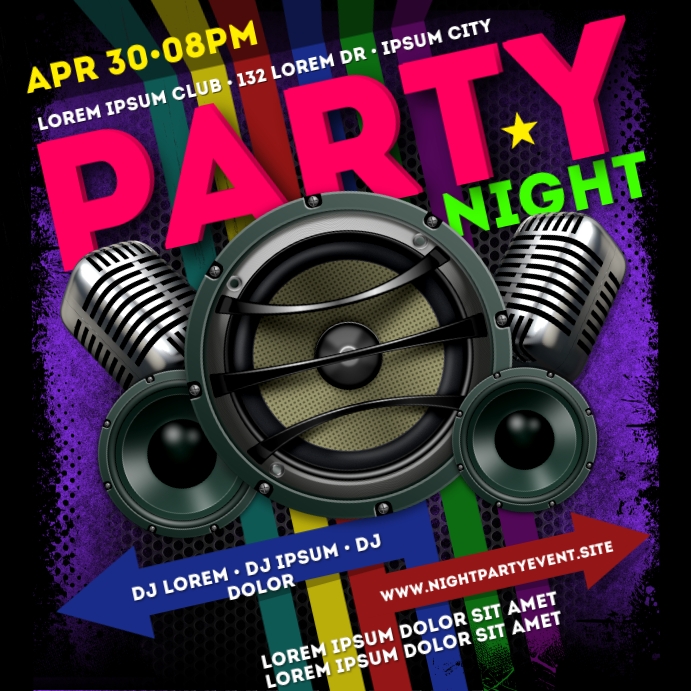 PARTY BANNER Template | PosterMyWall