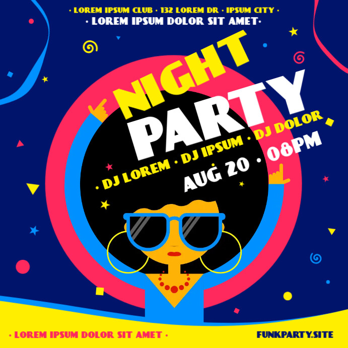 PARTY BANNER Template | PosterMyWall